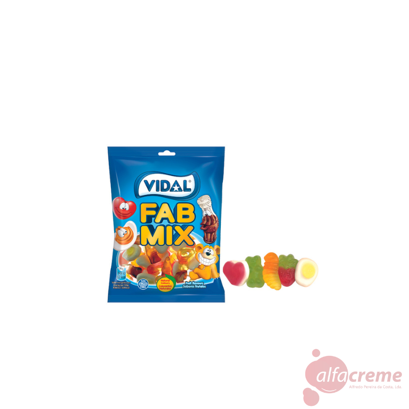 Vidal Fab Mix 100G W/14